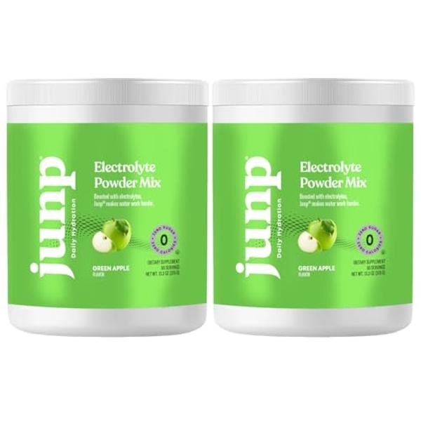 JUNP Electrolytes Powder No Sugar No Carbs – Mouthwatering Green Apple ...