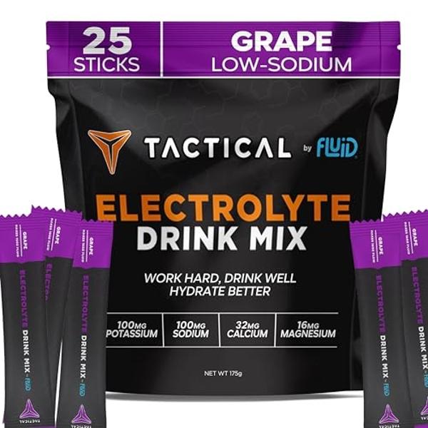Fluid Tactical - Electrolyte Powder Packets, Accelerate Re-Hydration ...