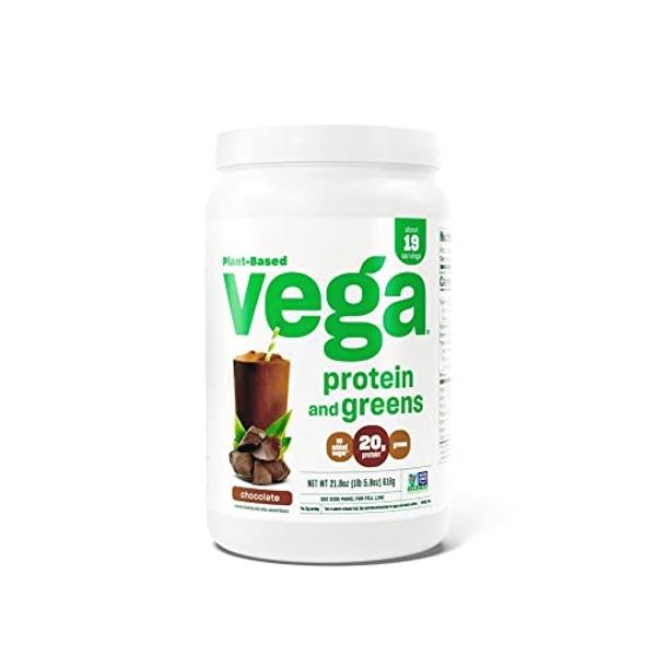 Vega Protein and Greens Protein Powder Chocolate (19 Servings) - 20g ...