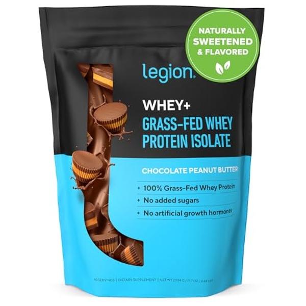 LEGION Whey+ Protein Whey Isolate from Grass Fed Cows - Whey Protein ...