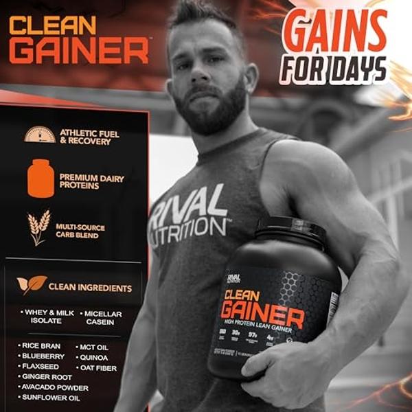 NAKED Vanilla Mass - All Natural Vanilla Weight Gainer Protein Powder ...