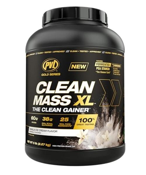 PVL Gold Series - Clean Mass XL - The Clean Muscle Mass Gainer - 5 LB ...