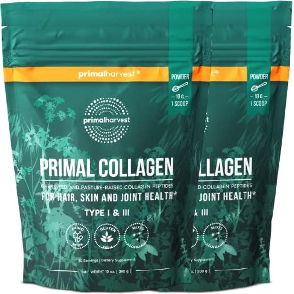 Primal Harvest Collagen Powder for Women or Men Primal Collagen ...