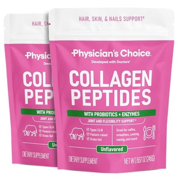 Collagen Peptides Powder - Hydrolyzed Protein(Type I & III) - Digestive ...