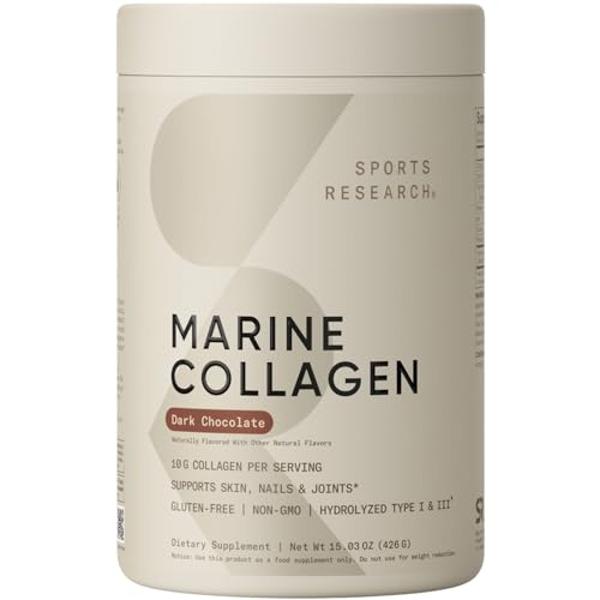 Sports Research Marine Collagen Peptides - Beauty Collagen Supplement ...