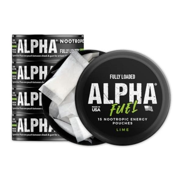 Fully Loaded Alpha Fuel Nootropic Pouches (Lime Fuel) - Nootropic ...