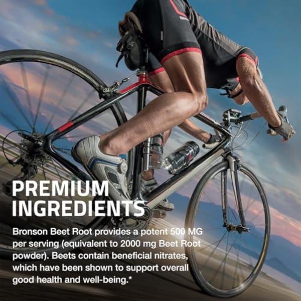 Bronson Beet Root Extra Strength, Non-GMO, 120 Vegetarian Tablets