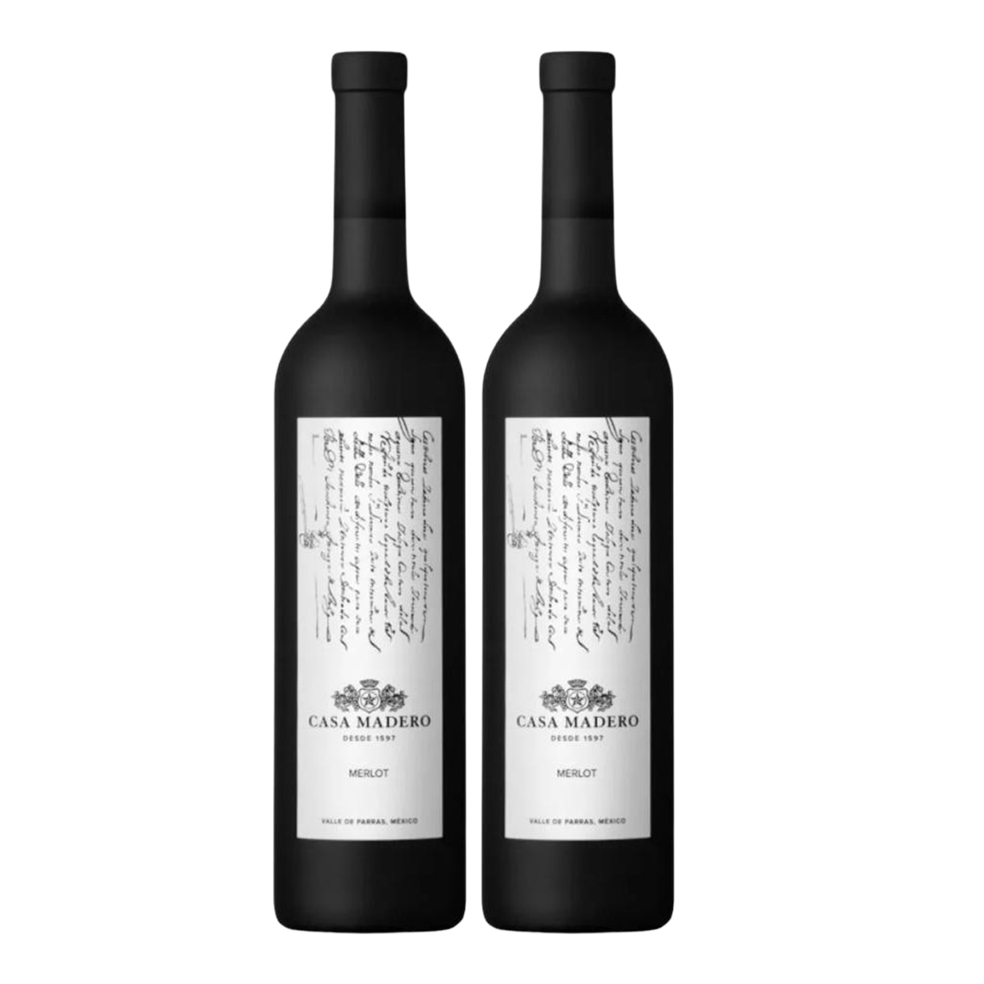 Duo Pack Vino Tinto Merlot Casa Madero 750 Ml
