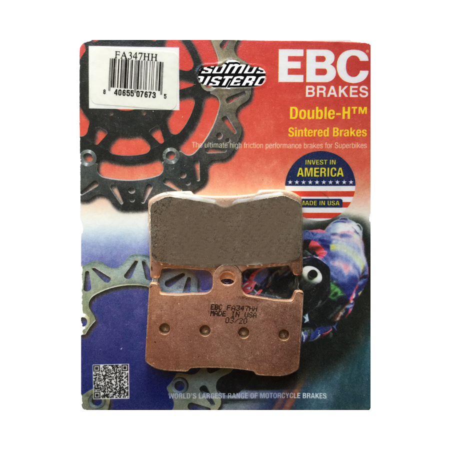 BALATAS MOTO SINTERIZADAS FA347HH EBC DELANTERAS