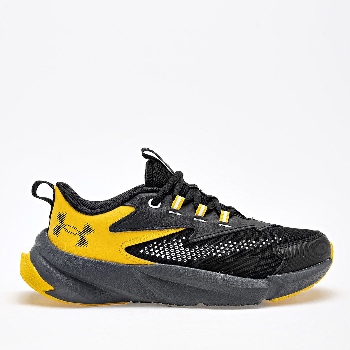 TENIS DEPORTIVO UA BGS Scramjet 6 UNDER ARMOUR PARA MUJER COLOR NEGRO ...