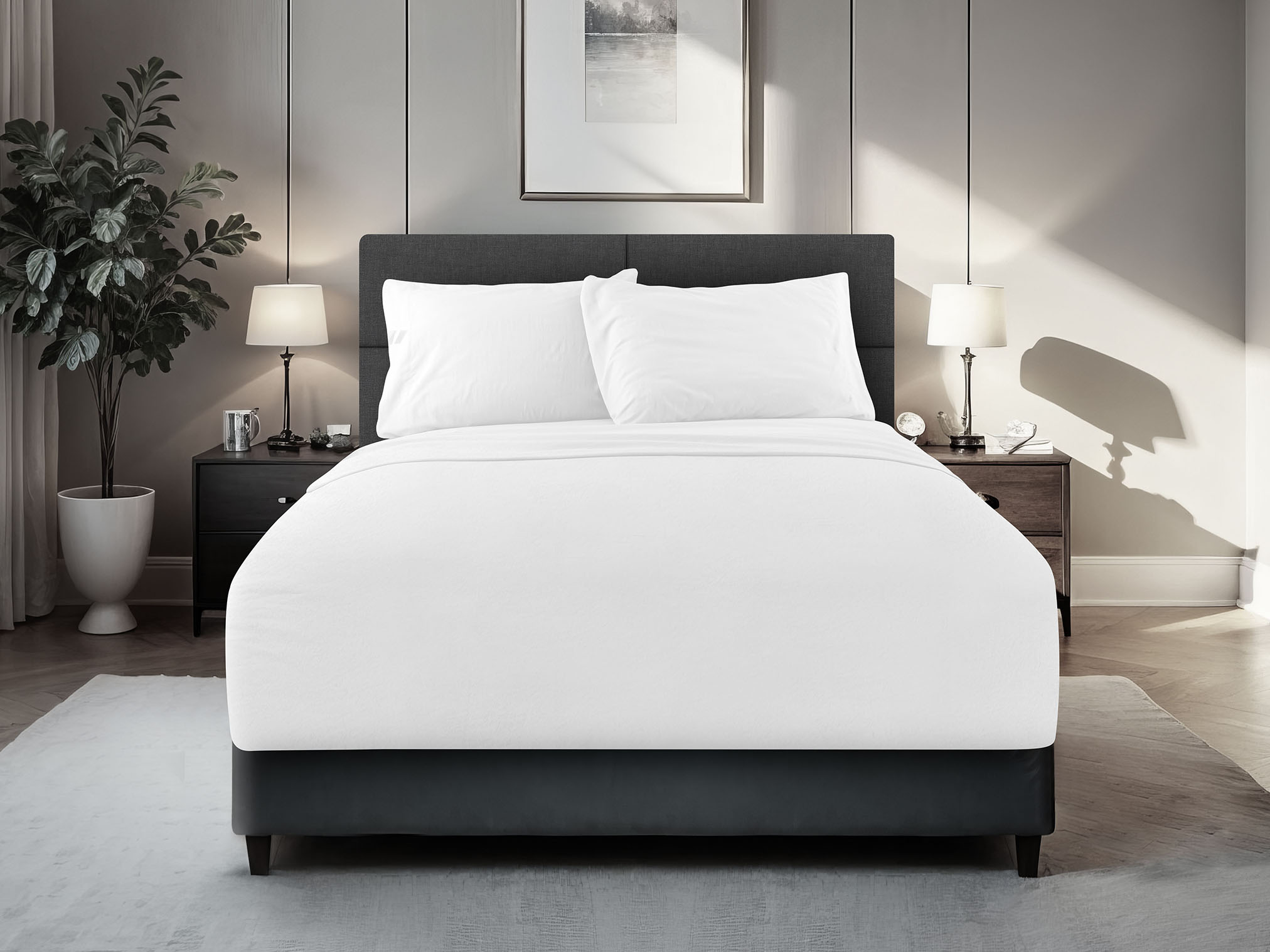 Sábanas Hazel 100% Microfibra lavada en piedra Ultra Suave King Size ...