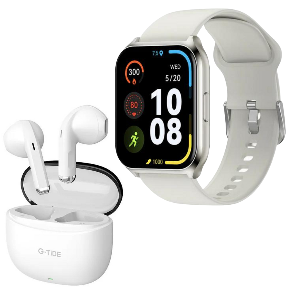 Smartwatch Filwans Gts Mini Plata + Audífonos G-tide L22