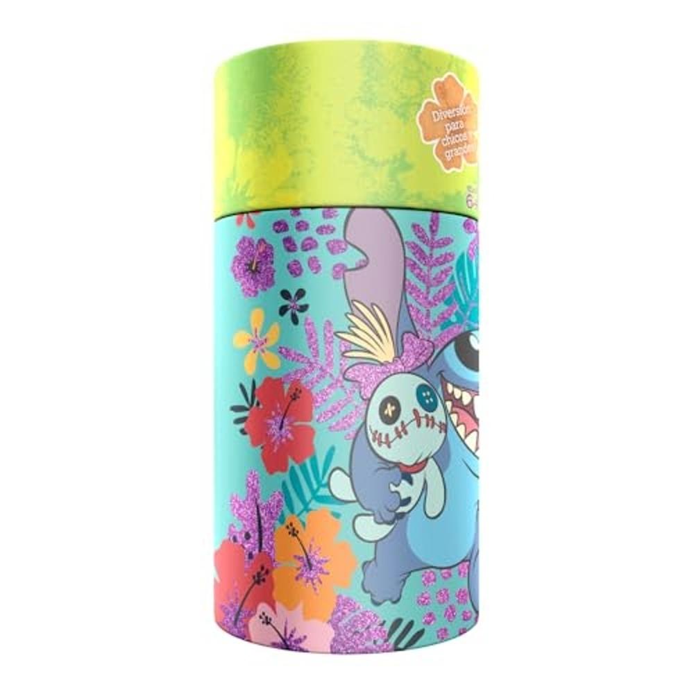 Rompecabezas Infantil Stitch 60 Piezas Cilindro