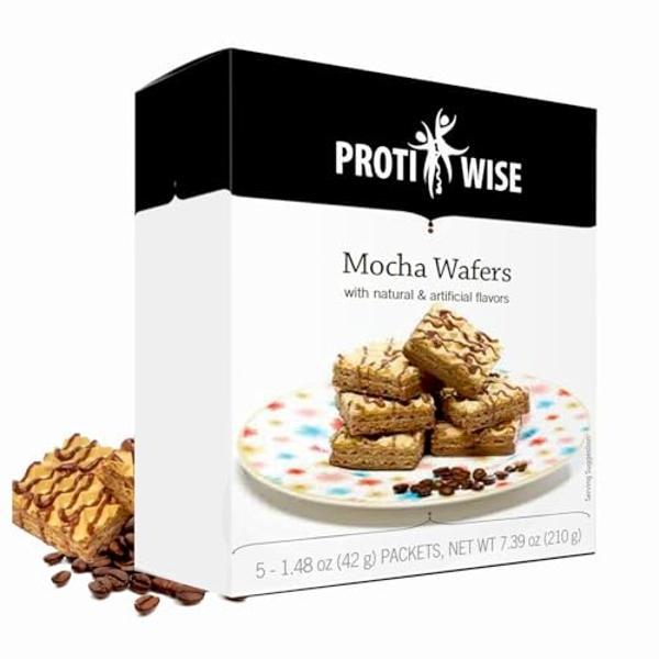 Obleas ProtiWise de Alto Contenido Proteico | Moca | 15 g de proteína ...