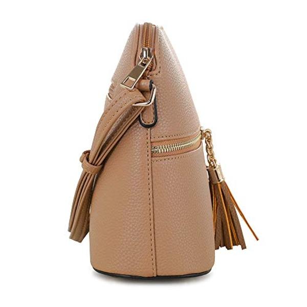 Bolso bandolera ligero SG SUGU Lunar mediano con forma de cúpula y ...