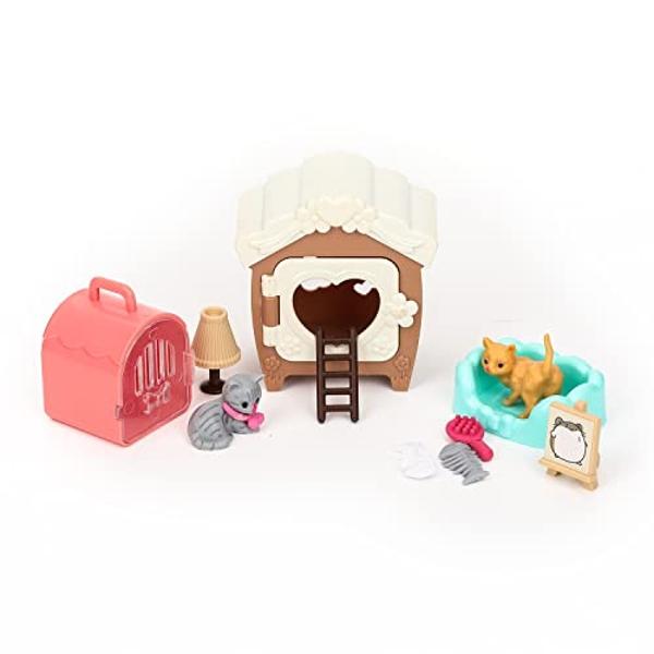 TQQFUN - Juego de 43 figuras de gato - Juguetes realistas de juego de ...