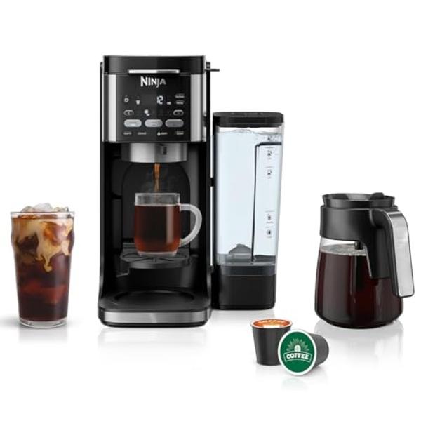 Cafetera Ninja CFP101 DualBrew para café caliente y helado, monodosis ...
