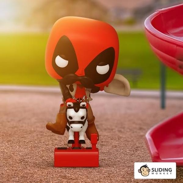 Funko Pop! Rides: Sheriff Deadpool montando a caballo - Figura de ...