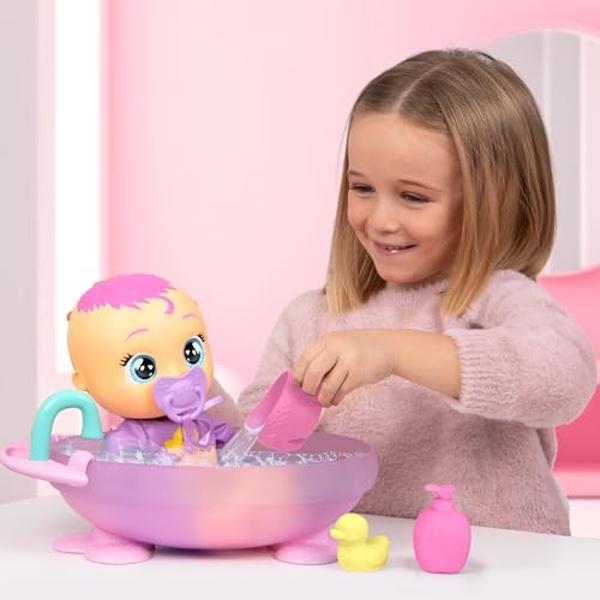 Cry Babies Newborn Mi Primer Baño Zoe - Set de Bañera Interactivo para ...