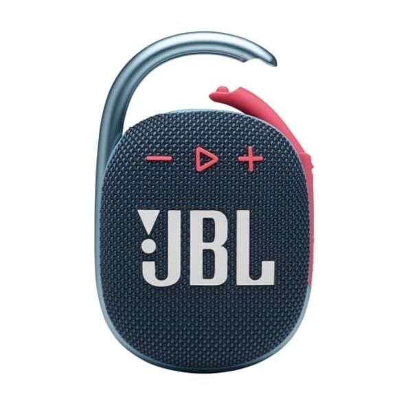 JBL Clip 4, Azul/Coral - Altavoz portátil Bluetooth 5.1 - Hasta 10 ...