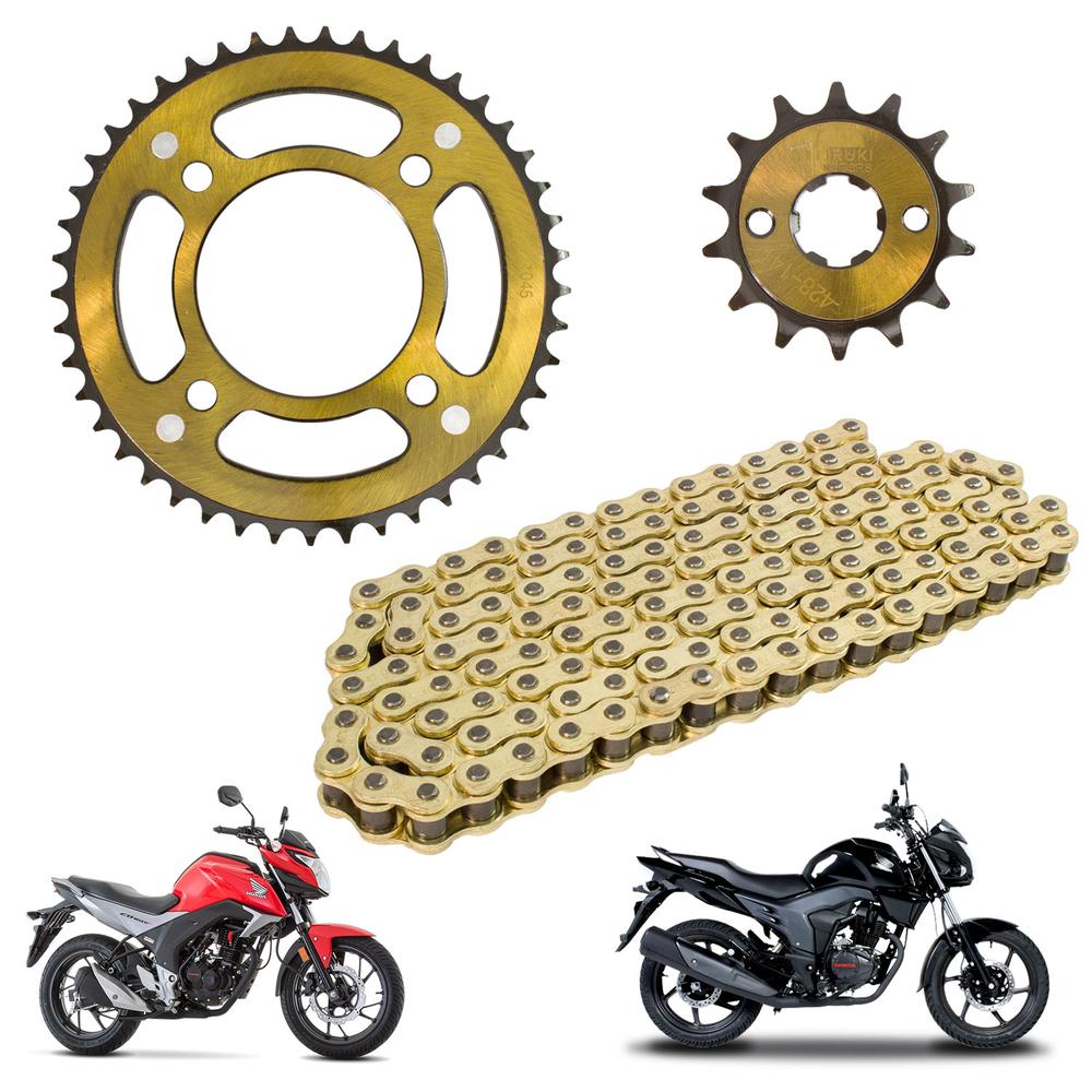 Kit Arrastre Transmision Cbf 160 Invicta 45D 14D 428Hx132