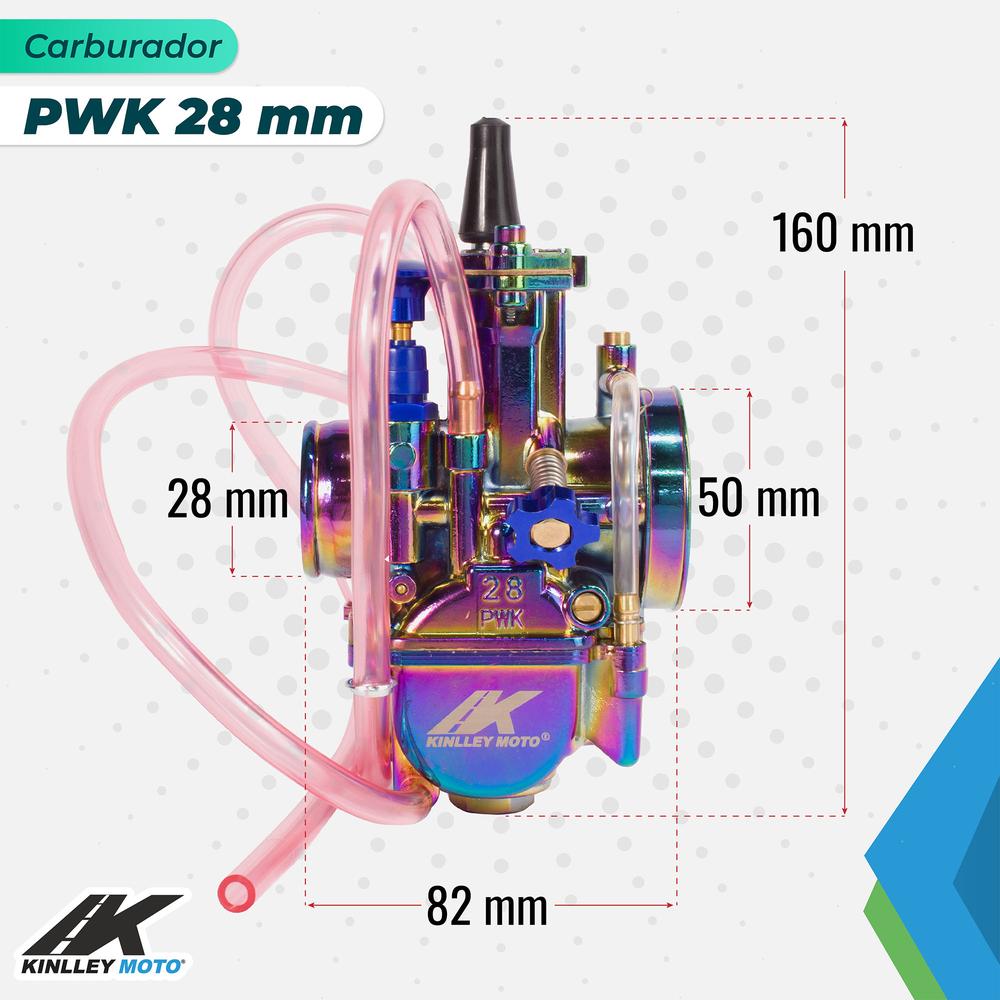 Carburador Racing PWK 28mm Moto Universal 150cc Alta Calidad