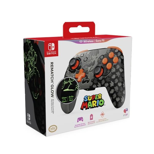 Turtle Beach Control Inalámbrico Rematch Blackout Bowser Gris Nintendo ...
