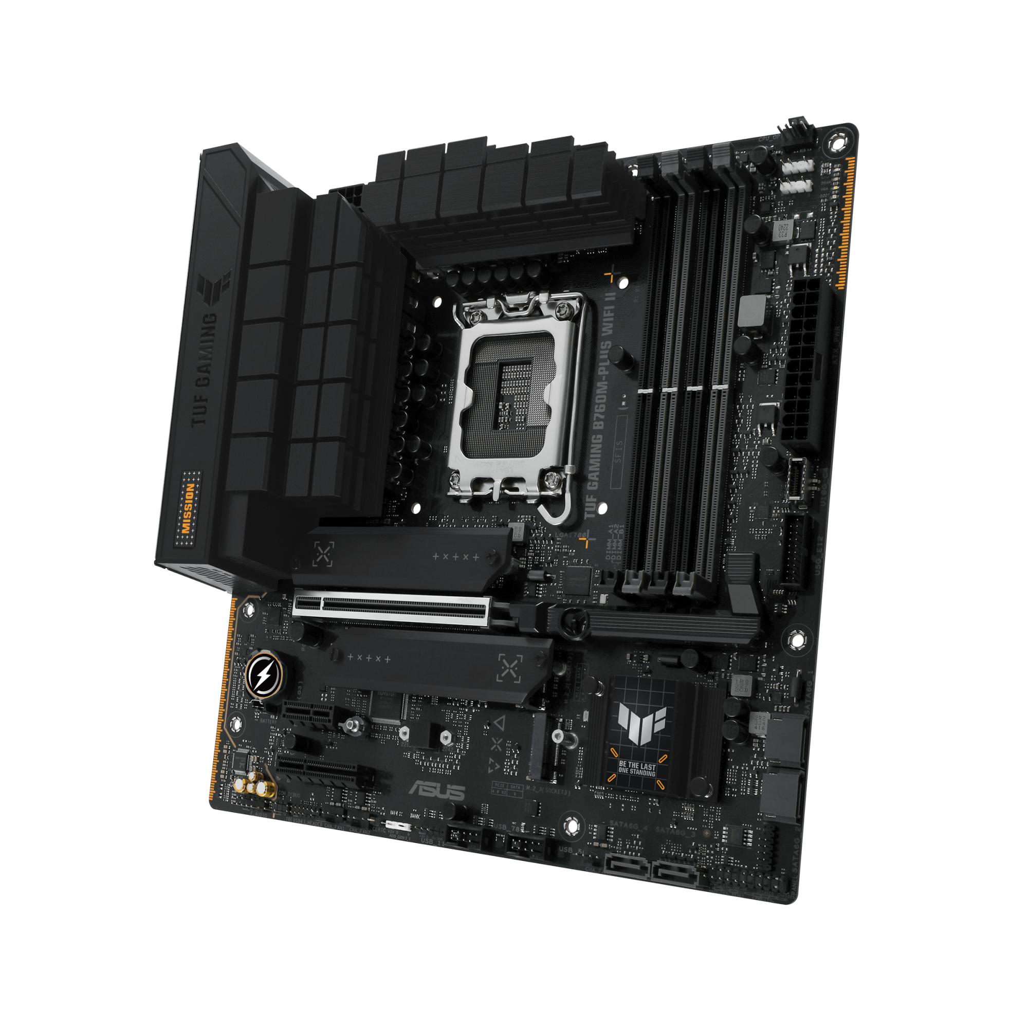 Tarjeta Madre ASUS TUF Gaming B760M-PLUS Wi-Fi II Micro ATX LGA 1700 DDR5