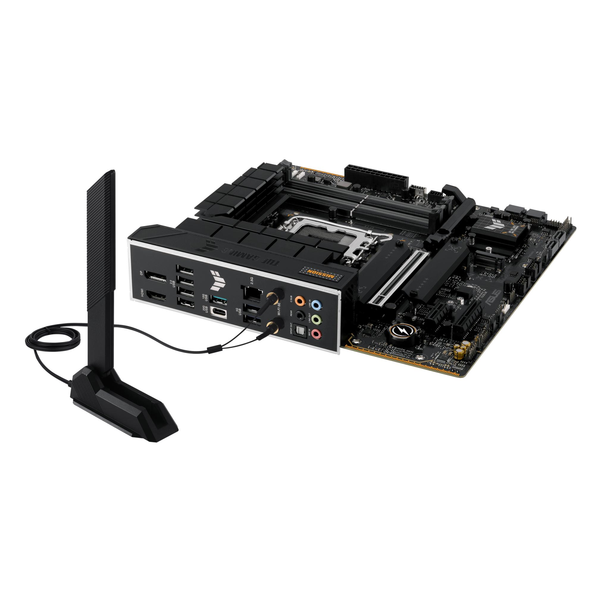 Tarjeta Madre ASUS TUF Gaming B760M-PLUS Wi-Fi II Micro ATX LGA 1700 DDR5