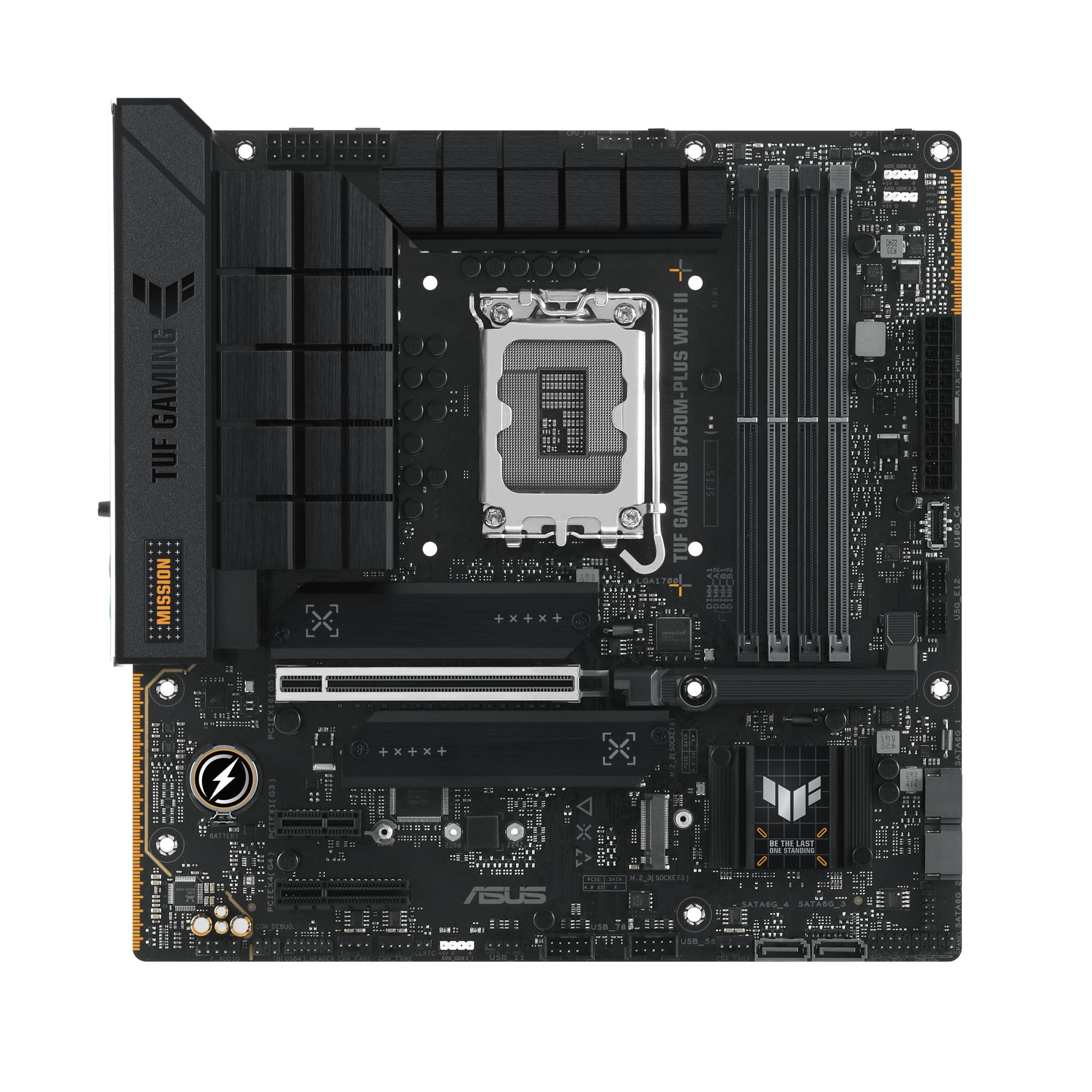 Tarjeta Madre ASUS TUF Gaming B760M-PLUS Wi-Fi II Micro ATX LGA 1700 DDR5