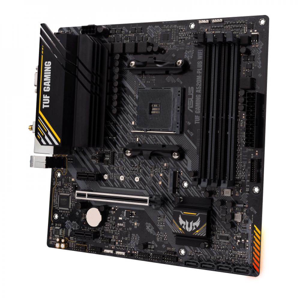 Tarjeta Madre ASUS TUF GAMING A520M-PLUS WIFI Micro ATX AM4
