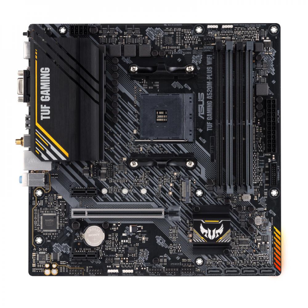 Tarjeta Madre ASUS TUF GAMING A520M-PLUS WIFI Micro ATX AM4