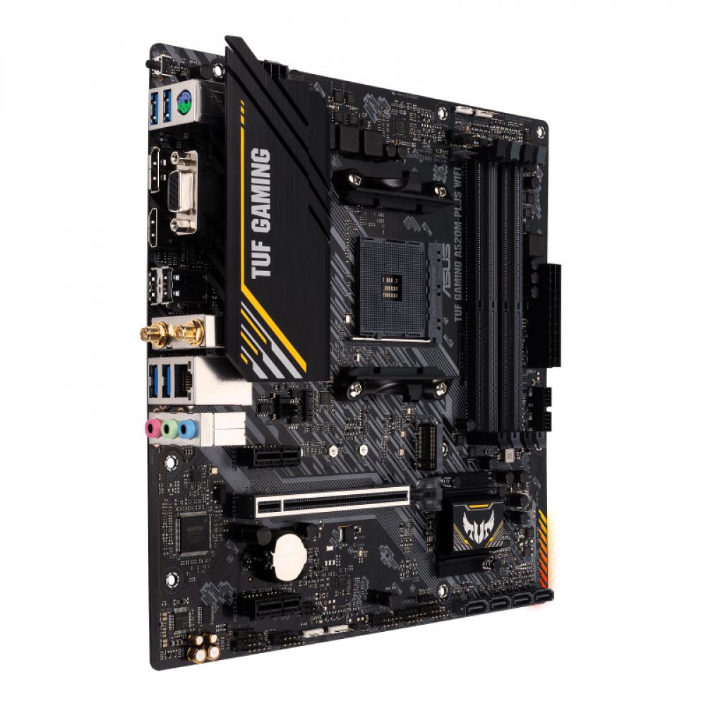 Tarjeta Madre ASUS TUF GAMING A520M-PLUS WIFI Micro ATX AM4
