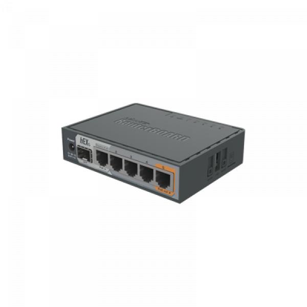 Router MikroTik hEX S RB760iGS Dual Core 5 Puertos Gigabit 1 SFP PoE