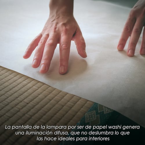 Ilios Innova | Lámpara Colgante AKARI 2158 Estilo Japonés, Pantalla de ...