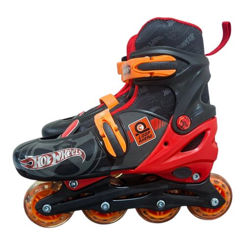 Patines En Linea Para Niños Hot Wheels 23-26cm Ajustables