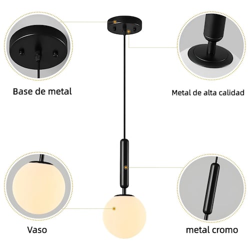 Lámpara De Techo Moderna Lámparas De Decorativas Lámpar 3pcs