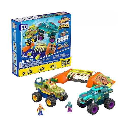Pista de Acrobacias Hot Wheels Monster Truck Mattel 332 piezas
