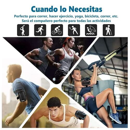 Brazalete 7 Impermeable, Ideal Para Ejercicio Y Exterior Negro