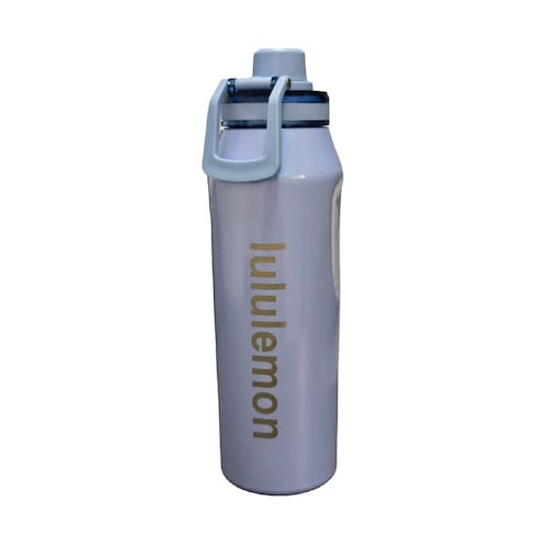Termo deportivo de acero inoxidable Lululemon color morado