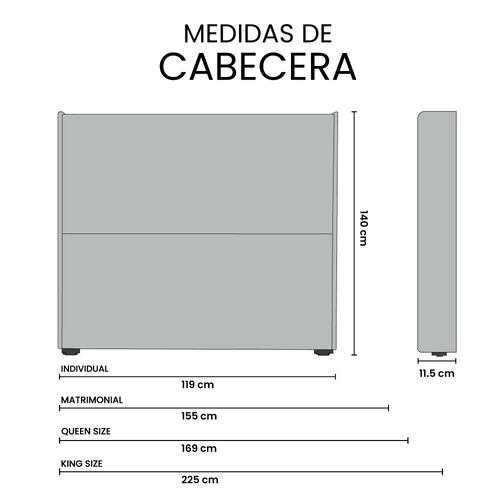 Cabecera Trinity Bruks Color Arena Individual