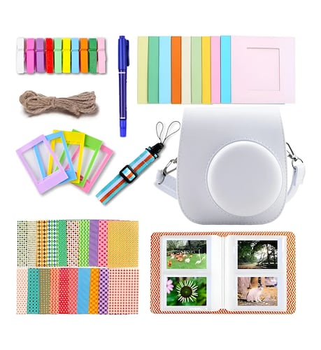 Kit De Accesorios Para Cámara Instax Mini 11 Incluye Funda Blanco Malubero