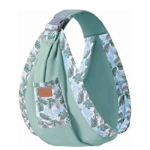 Mochila Portabebés Suave Para Lactancia 0-36 Meses TE VERDE