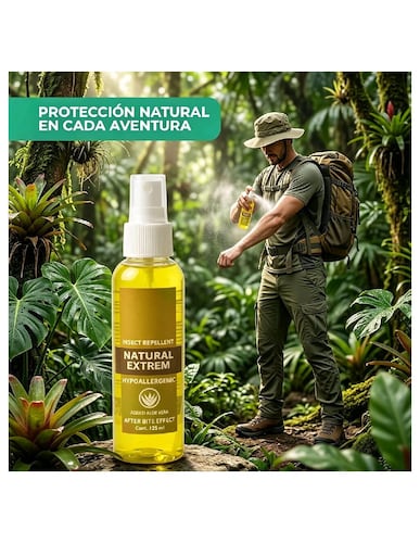 Repelente de insectos 125 ml.