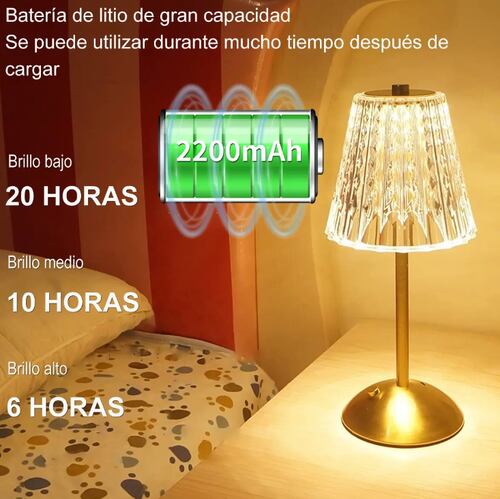Lampara Recargable Led Lights Buro Decorativa Luz De Noche
