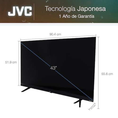 JVC Pantalla Smart TV 40 pulgadas Full HD LED Roku TV Netflix YouTube ...