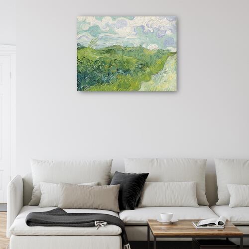 Cuadro decorativo - Canvas -Campos de trigo verde, Auvers (1890) de ...