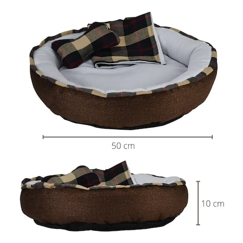 Cama C/frazada Y Juguete Blanca Ch