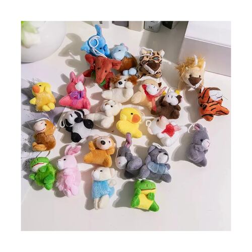 24 Piezas de Mini Juguetes de Peluche para Animales