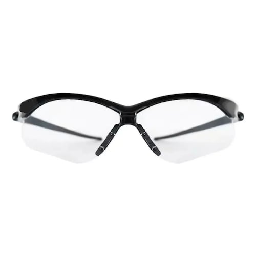 Lentes De Seguridad Protección Uv, Negro Color Trasparente